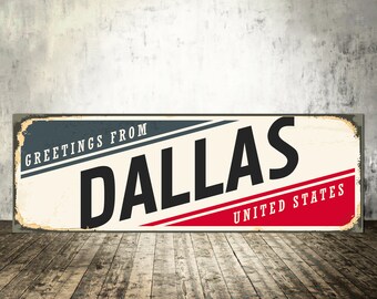 Vintage signs on metal by ColorHomeDecor on Etsy