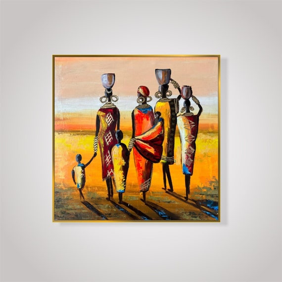 African People Paintings