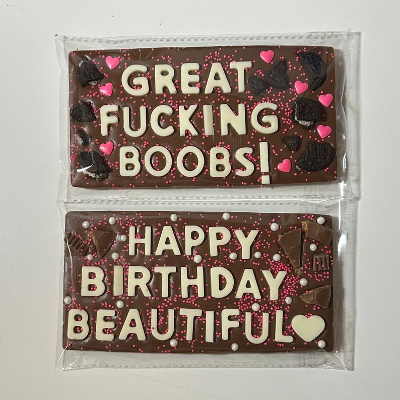 Custom Chocolate Bar for Birthday personalized - Etsy