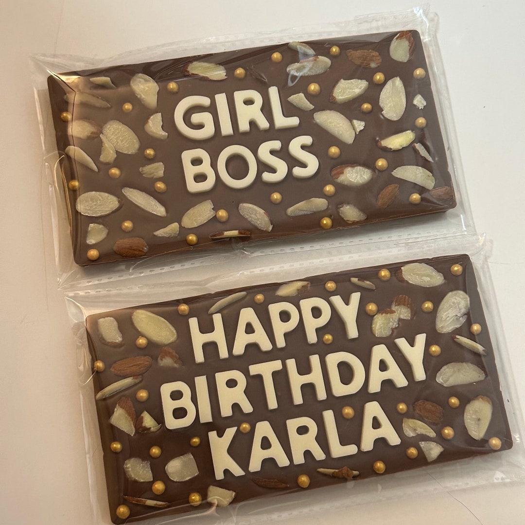 Custom Chocolate Bar for Birthday personalized - Etsy