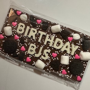 Custom Chocolate Bar for Birthday personalized - Etsy