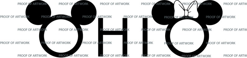 Mickey Ohio - Disney World Inspired SCREEN PRINT TRANSFER - Etsy