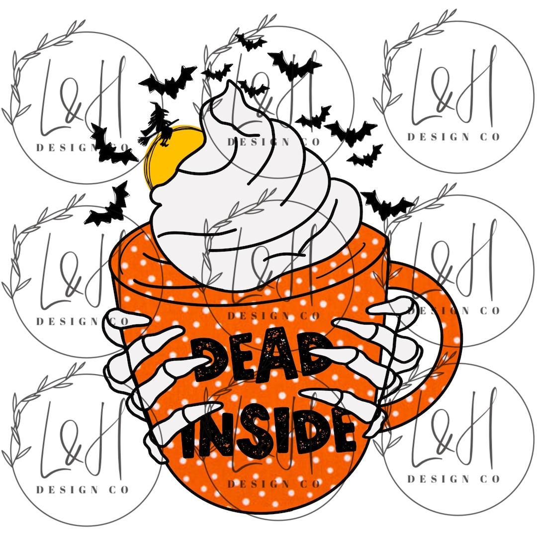 Dead Inside, Png, Sublimation, Instant Download, Halloween - Etsy