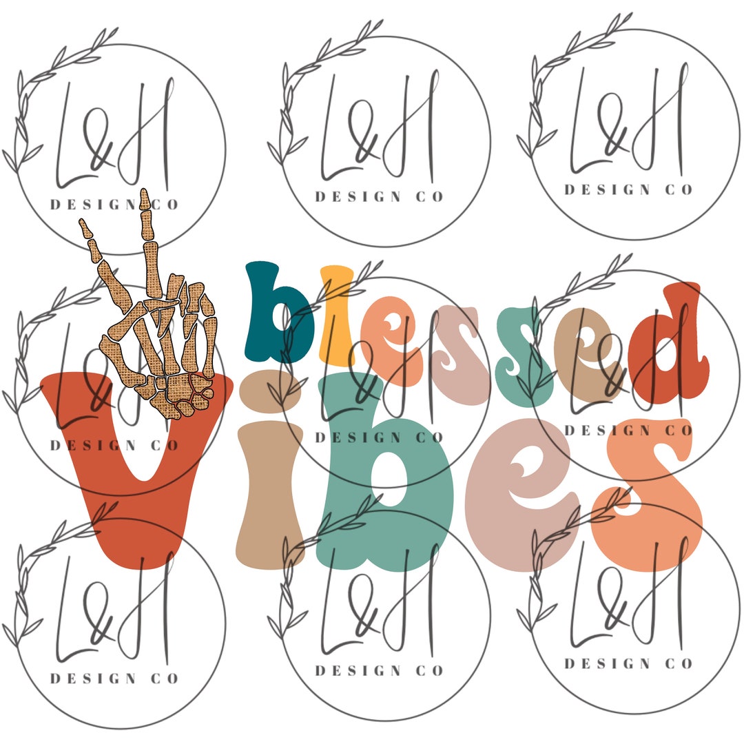 Blessed Vibes, Blessed, Retro, Png, Instant Download, Sublimation ...