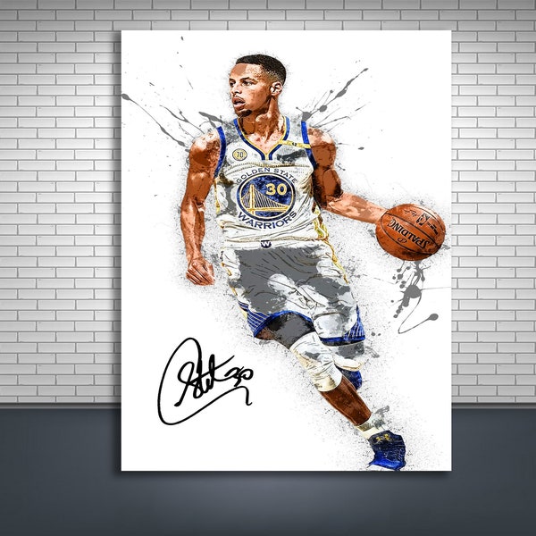 Framed Steph Curry Poster - Etsy