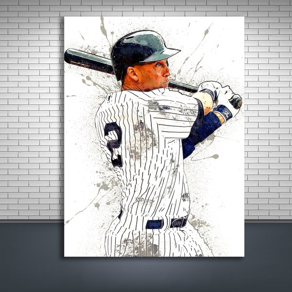 Derek Jeter Poster - Etsy