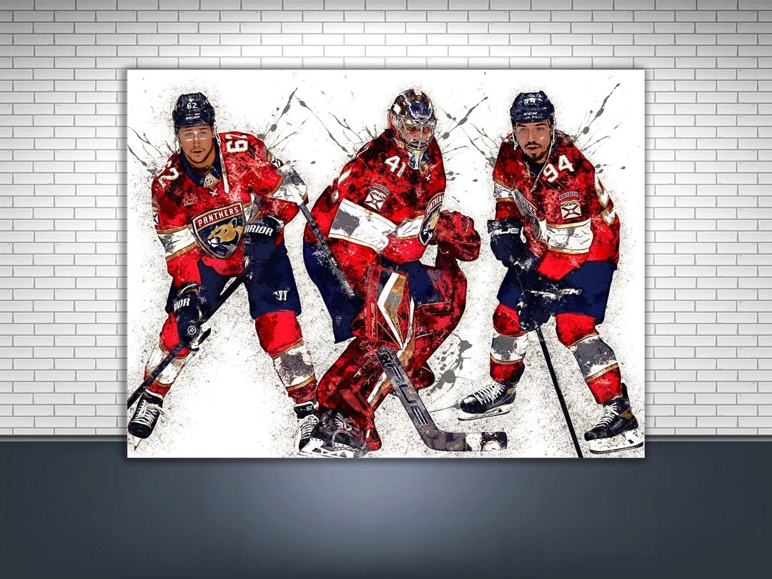 Anthony Stolarz, Brandon Montour, Ryan Lomberg Poster, Florida Panthers ...