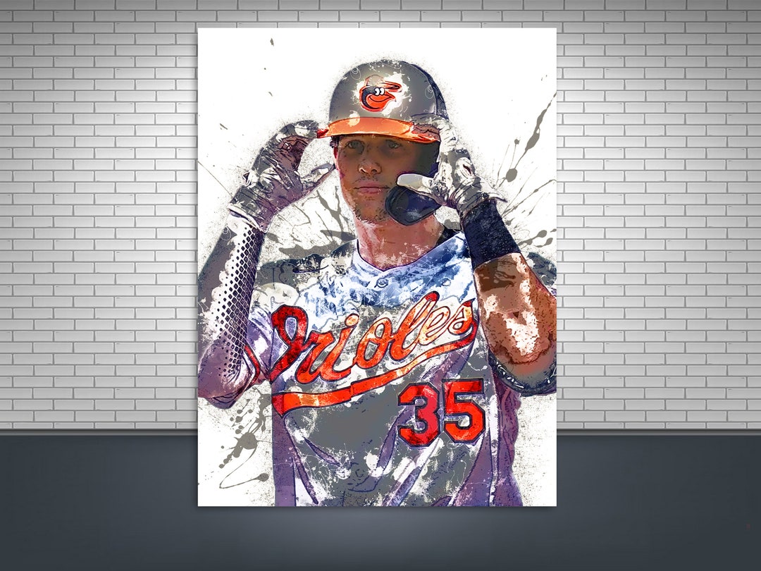 Adley Rutschman Poster, Baltimore Orioles, Gallery Canvas Wrap, Man ...