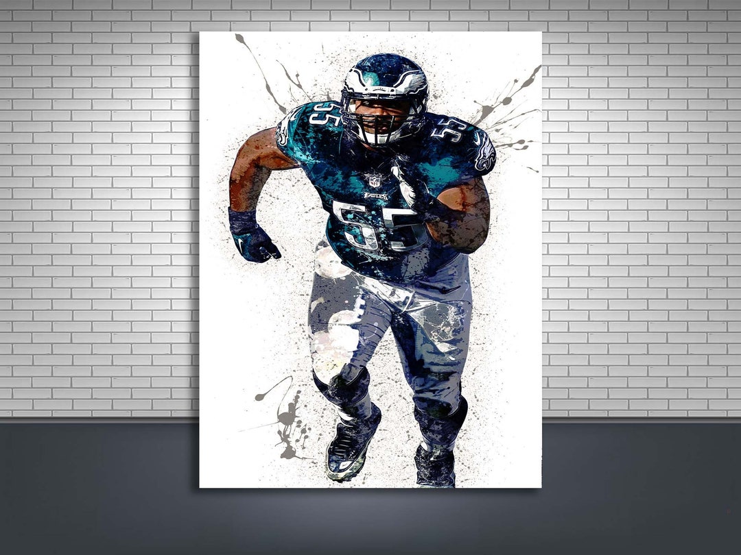Brandon Graham Poster Print, Gallery Canvas Wrap, Philadelphia Eagles ...