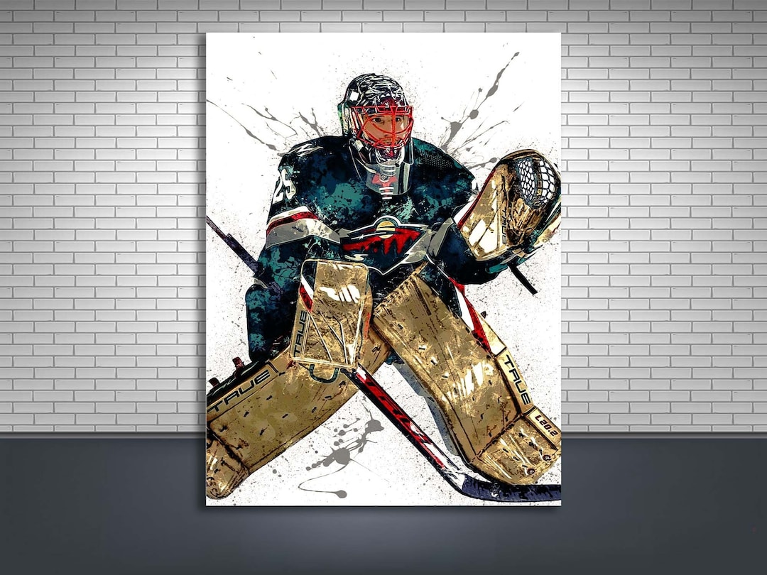 Marc-andre Fleury Poster Print, Gallery Canvas Wrap, Minnesota Wild ...