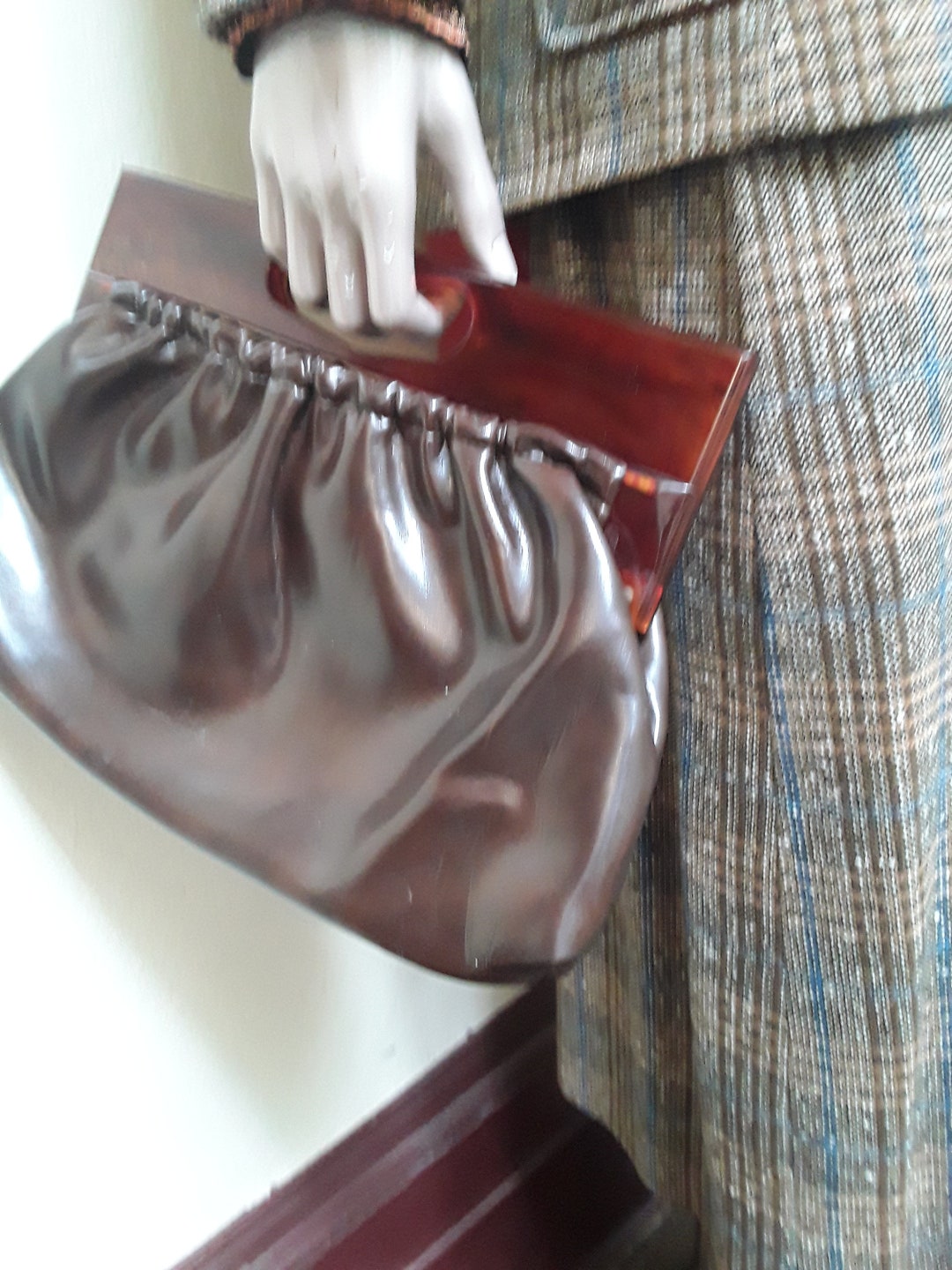 Tortoise Handle Clutch - Etsy