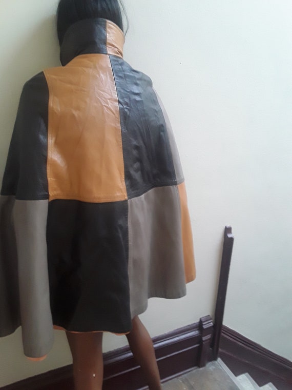 leather cape - Gem