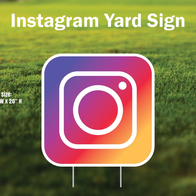 Instagram Sign - Etsy