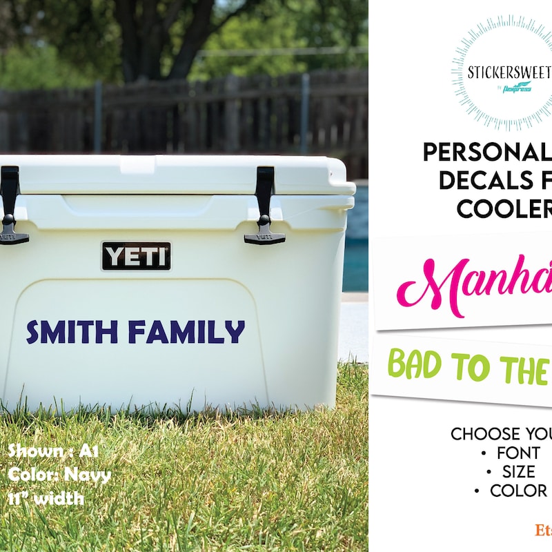 Yeti Cooler Stickers - Etsy