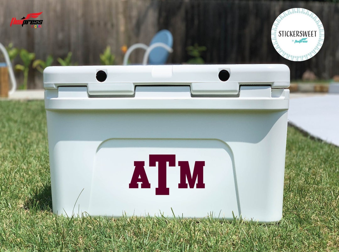 Monogram Decal for Cooler L Custom DIY Decals for Coolers | Initials ...