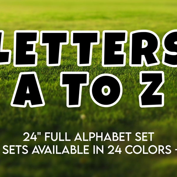 24 Inch Letters - Etsy