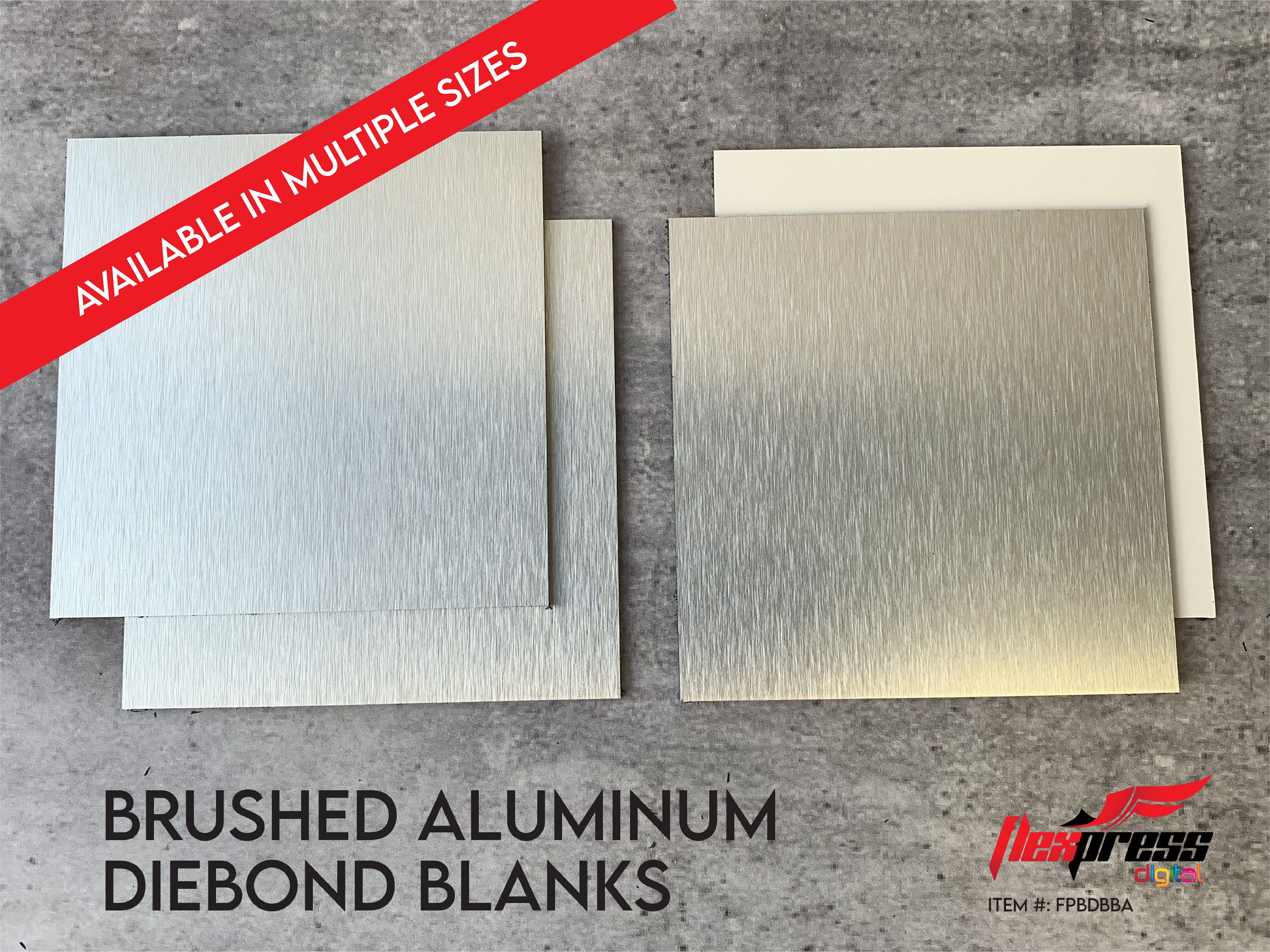 Brushed Aluminum Dibond Four Pack - Etsy