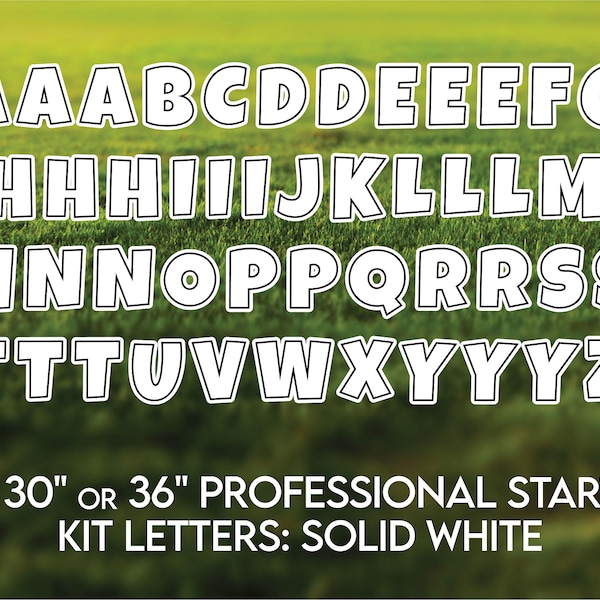 Yard Signs Letters - Etsy