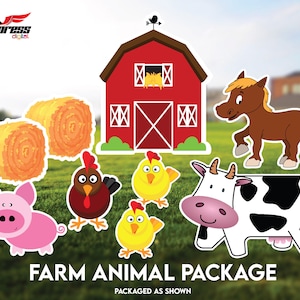 Farm Animal Package, Fun for All Ages! Yard Display - Etsy
