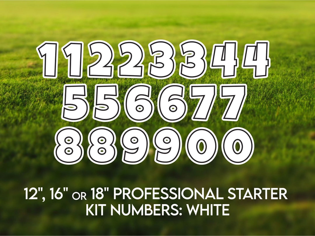 20 Pieces - 12"/16"/or 18" Professional Yard Sign Starter Kit Chunky ...