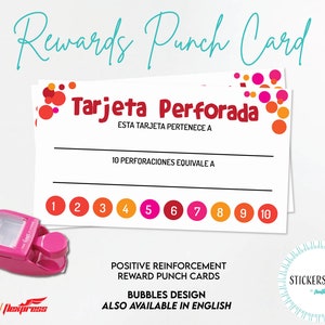 Rewards Punch Card | Small Business Loyalty Card | Set of 50 Cards ...