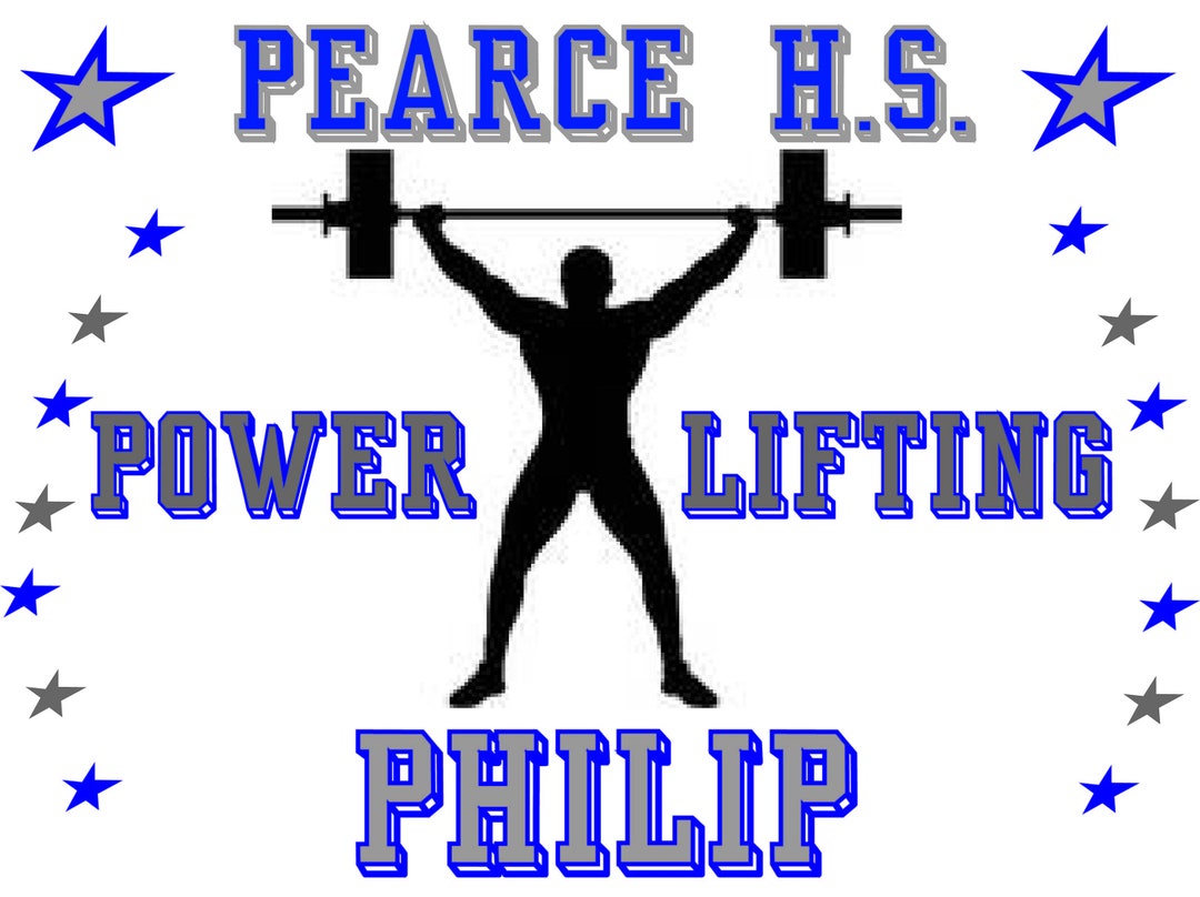 Power Lifting Sports Yard Sign, Customize With School Name, School ...