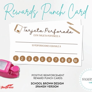 Rewards Punch Card | Small Business Loyalty Card | Set of 50 Cards ...