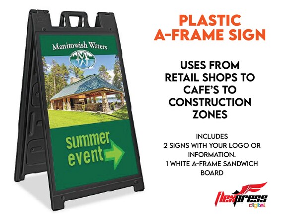 A-frame Signacade and Your Company or Event Poster Inserts - Etsy