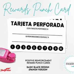 Rewards Punch Card | Small Business Loyalty Card | Set of 50 Cards ...