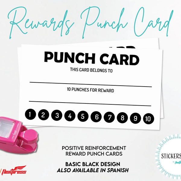 Reward Cards - Etsy