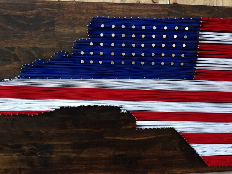 NC Flag String Art | Etsy