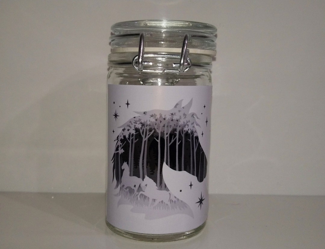 Stash Jar Spice Lock Tight Lid Smell Proof Glass Storage Container ...