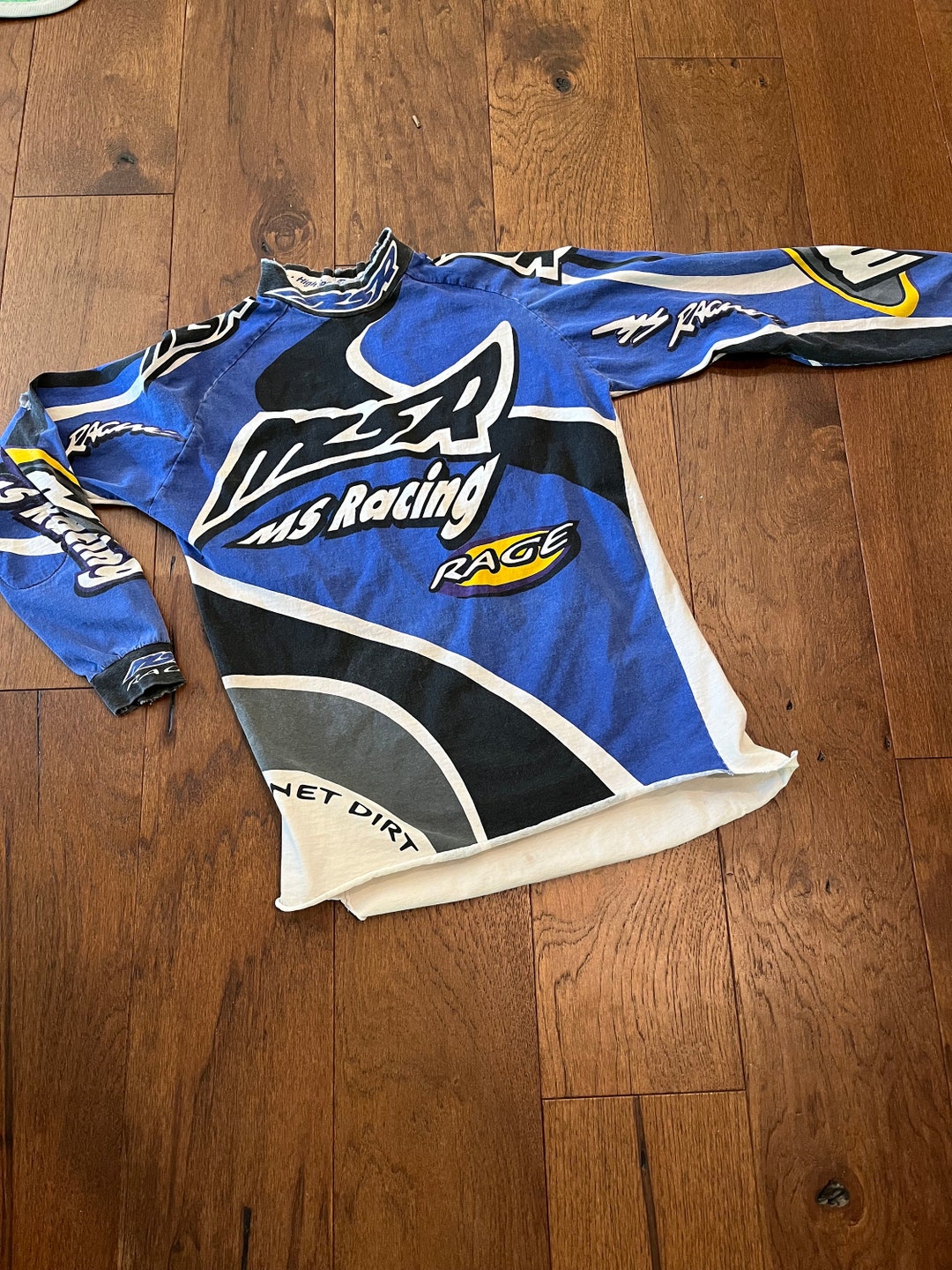 90s MX MSR Racing Jersey Cotton Planet Dirt MS Racing Rage Large - Etsy