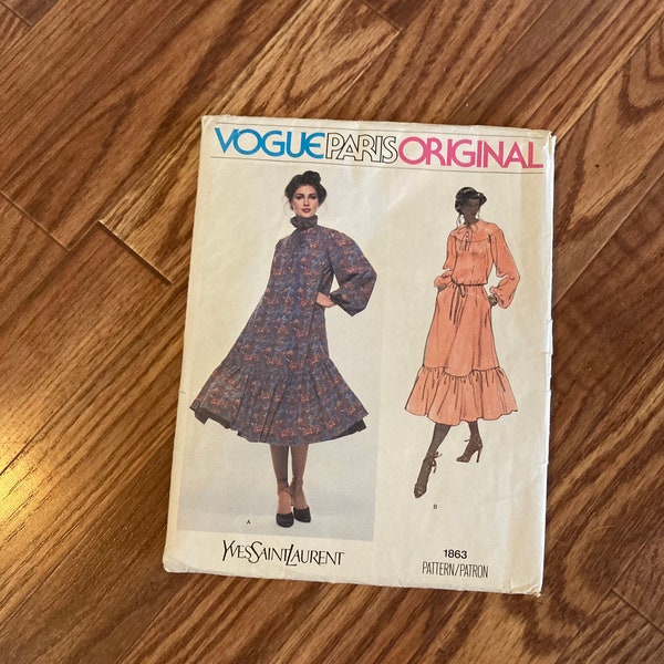 70s Vintage Vogue Sewing Pattern - Etsy