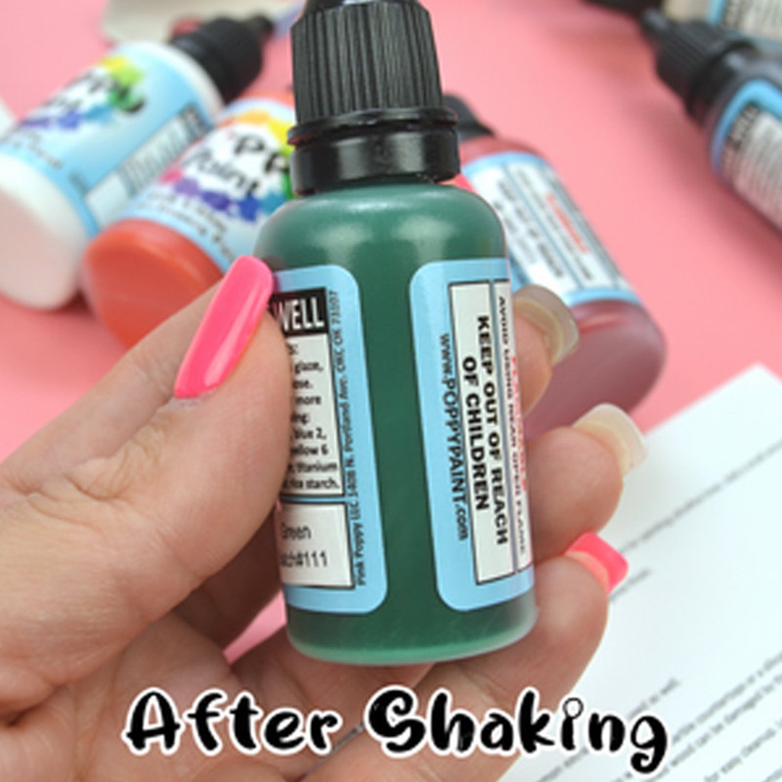 Unicorn Elixir Edible Poppy Paint Fast Drying Poppy Paint for | Etsy