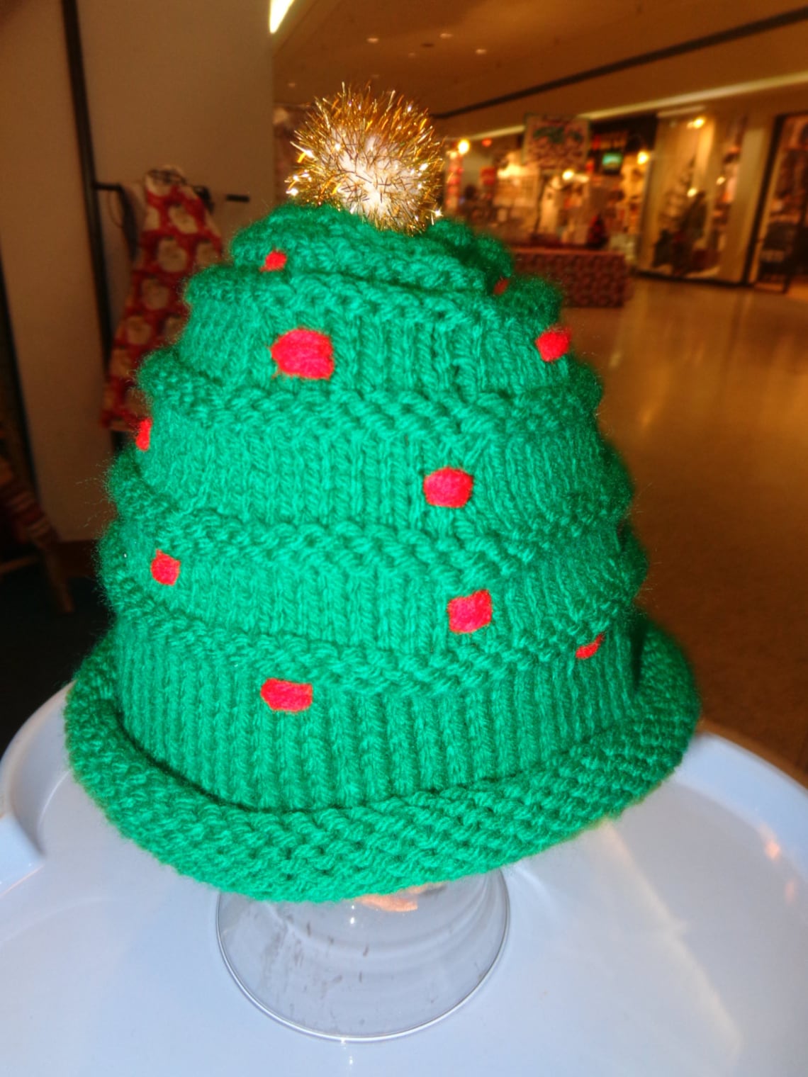 Christmas Tree Hat - Etsy