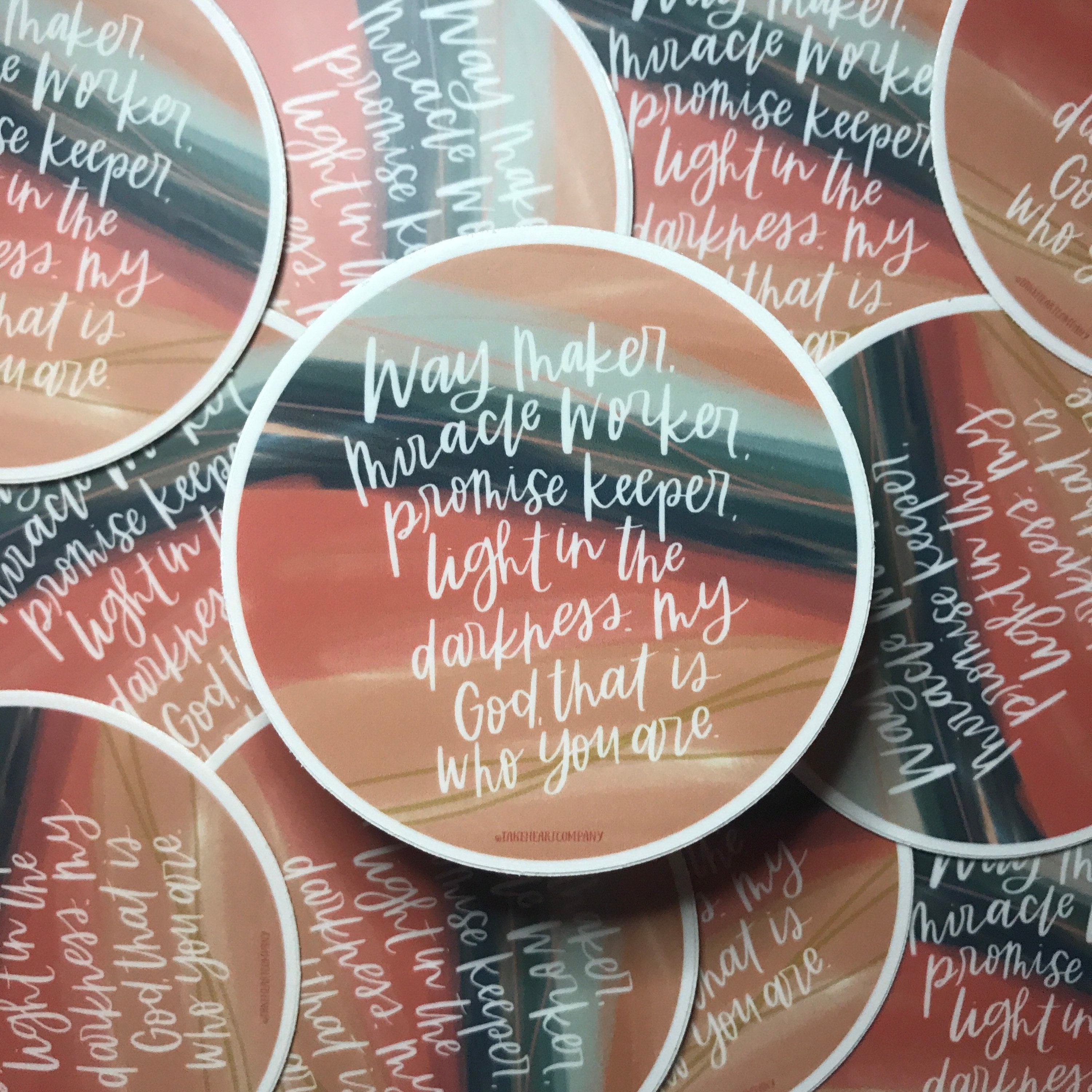 Waymaker Sticker - Etsy