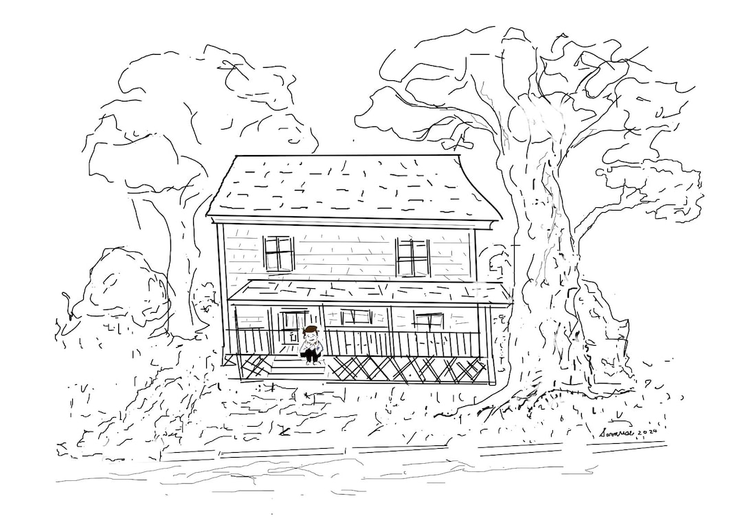 Bruce Springsteen at His Boyhood Home 87 Randolph Street, Freehold, New ...