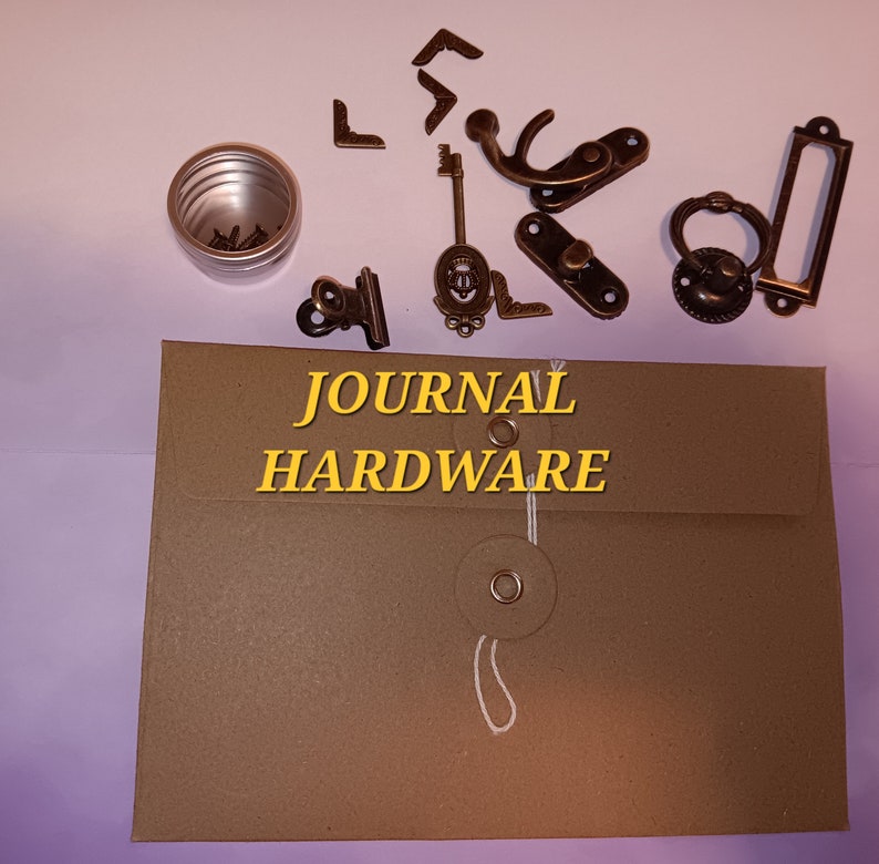 Junk Journal Hardware. These Are All the Brass Hardware and Fittings ...