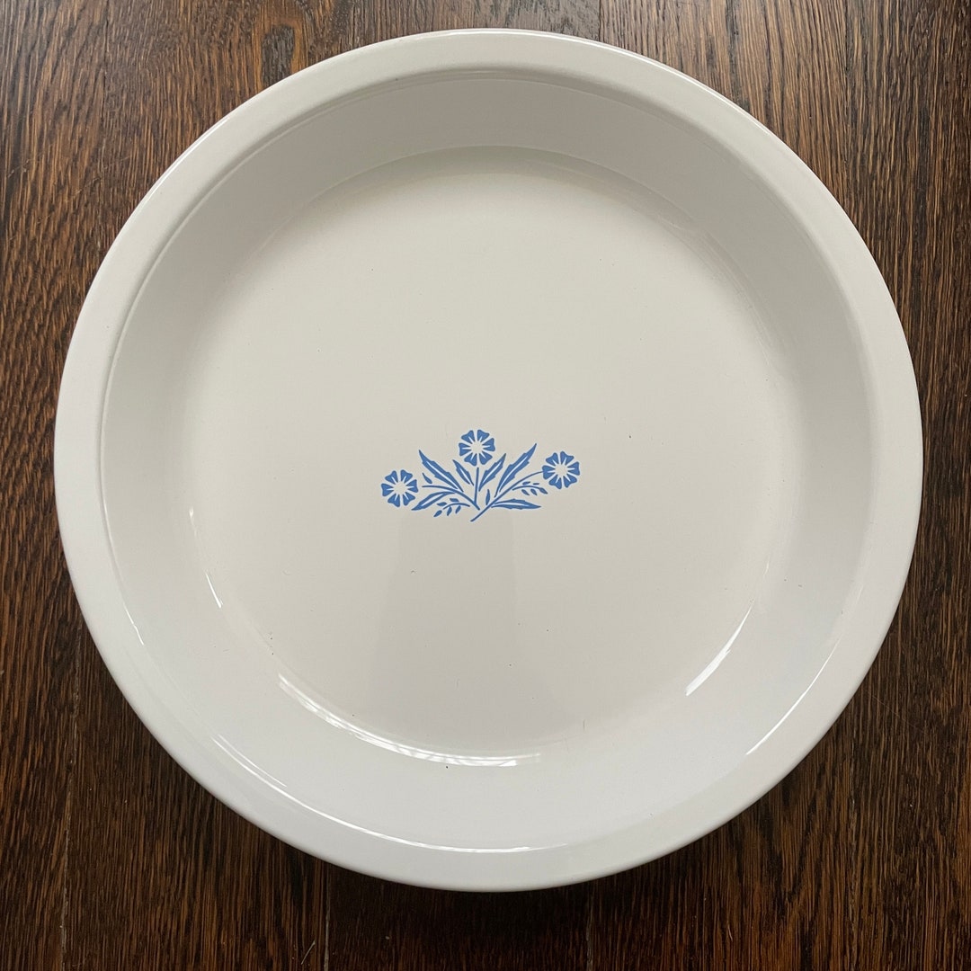 Vintage 70 Cornflower Blue Corning Ware 9 Pie Plate Dish Model P-309B ...