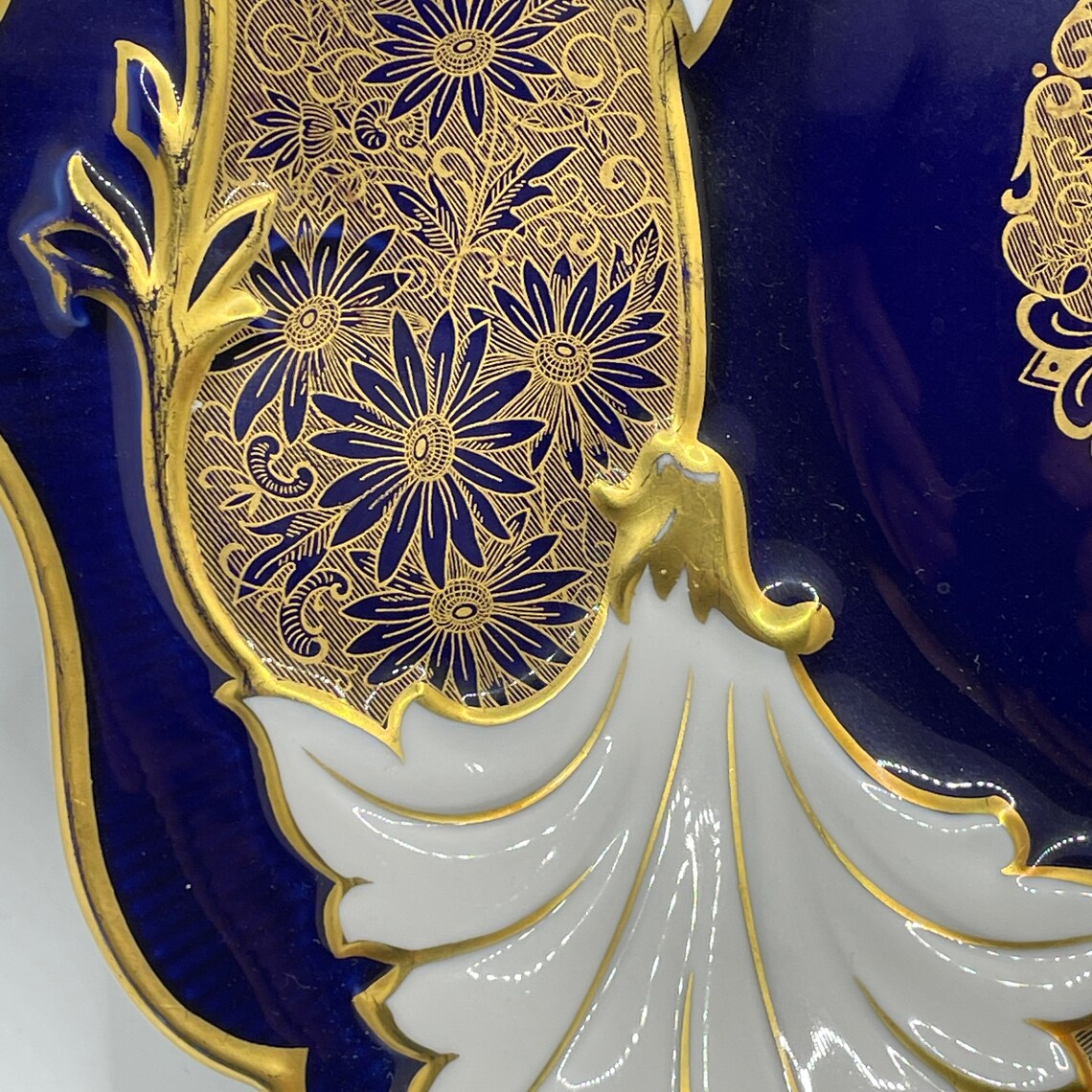 Gorgeous Vintage Echt Weimar Kobalt Blue Platter-made in Germany in 50s ...