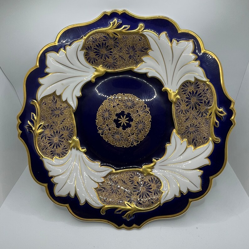Gorgeous Vintage Echt Weimar Kobalt Blue Platter-made in Germany in 50s ...