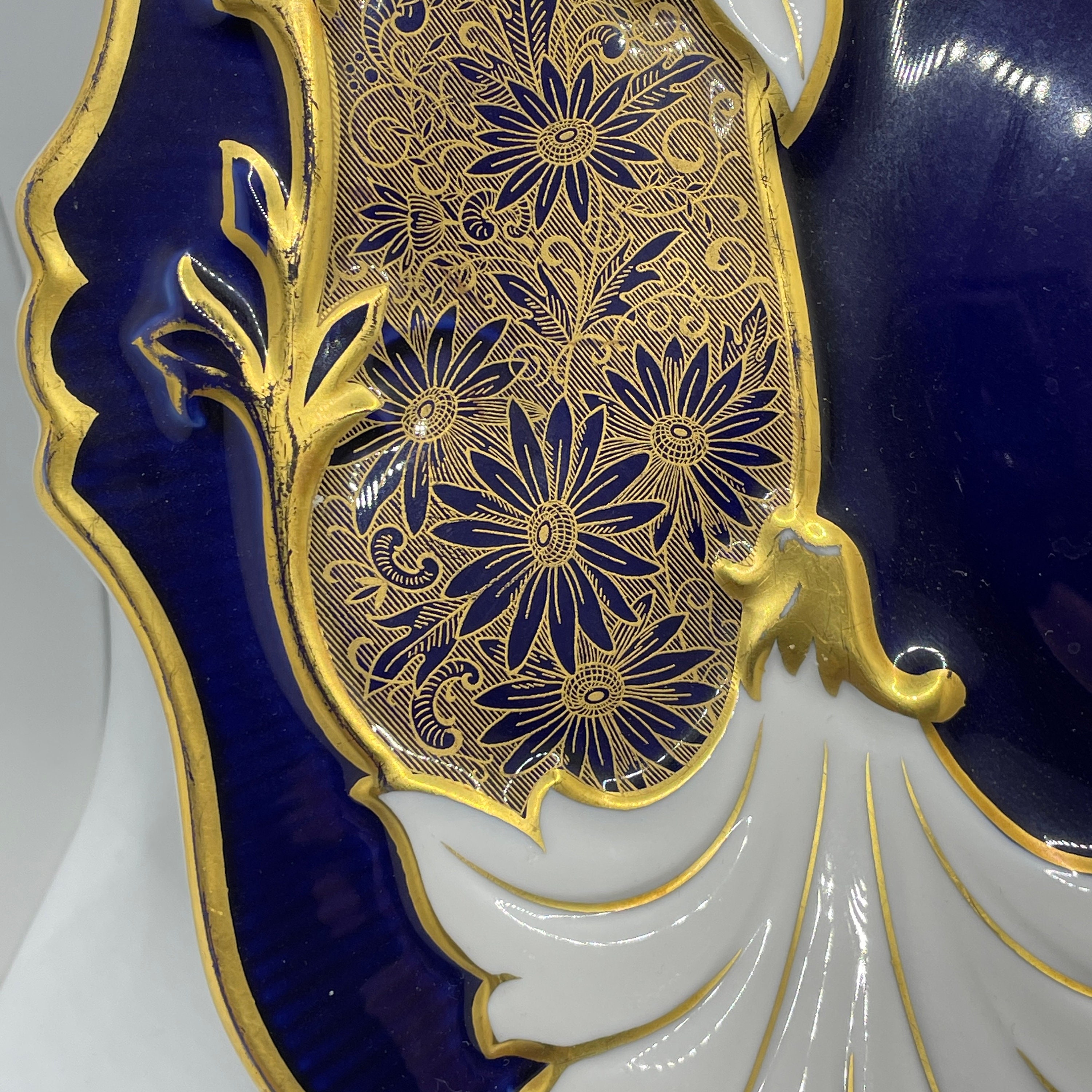 Gorgeous Vintage Echt Weimar Kobalt Blue Platter-made in Germany in 50s ...