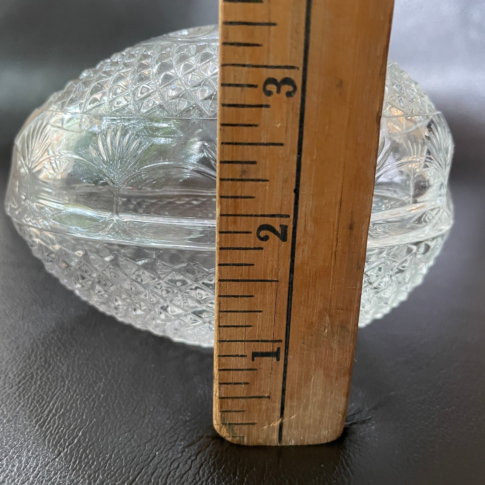 Vintage 1970's Avon Fostoria Crystal Egg-soap Trinket Candy Dish With ...