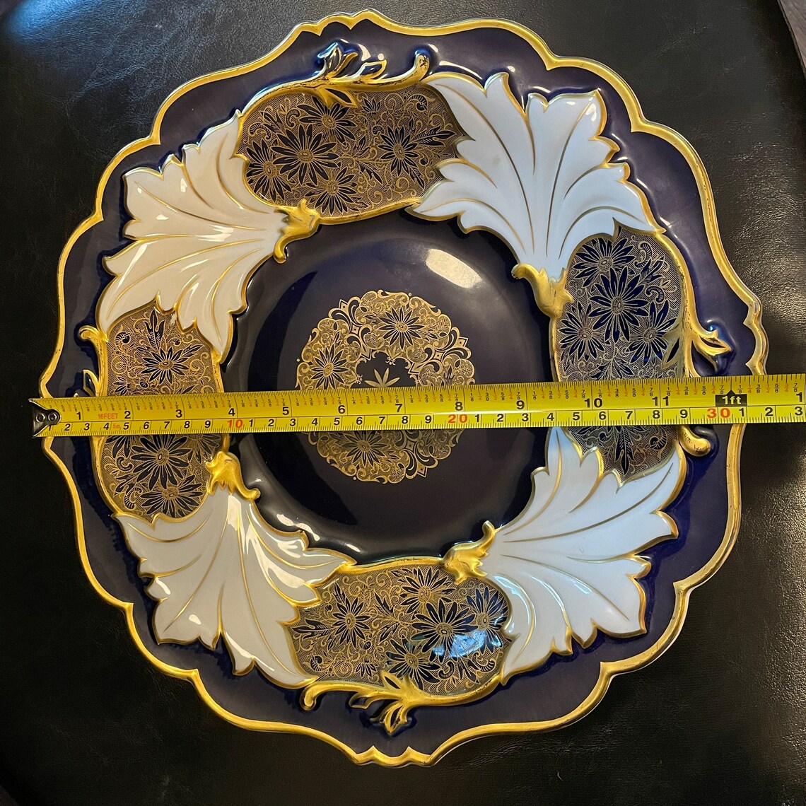 Gorgeous Vintage Echt Weimar Kobalt Blue Platter-made in Germany in 50s ...