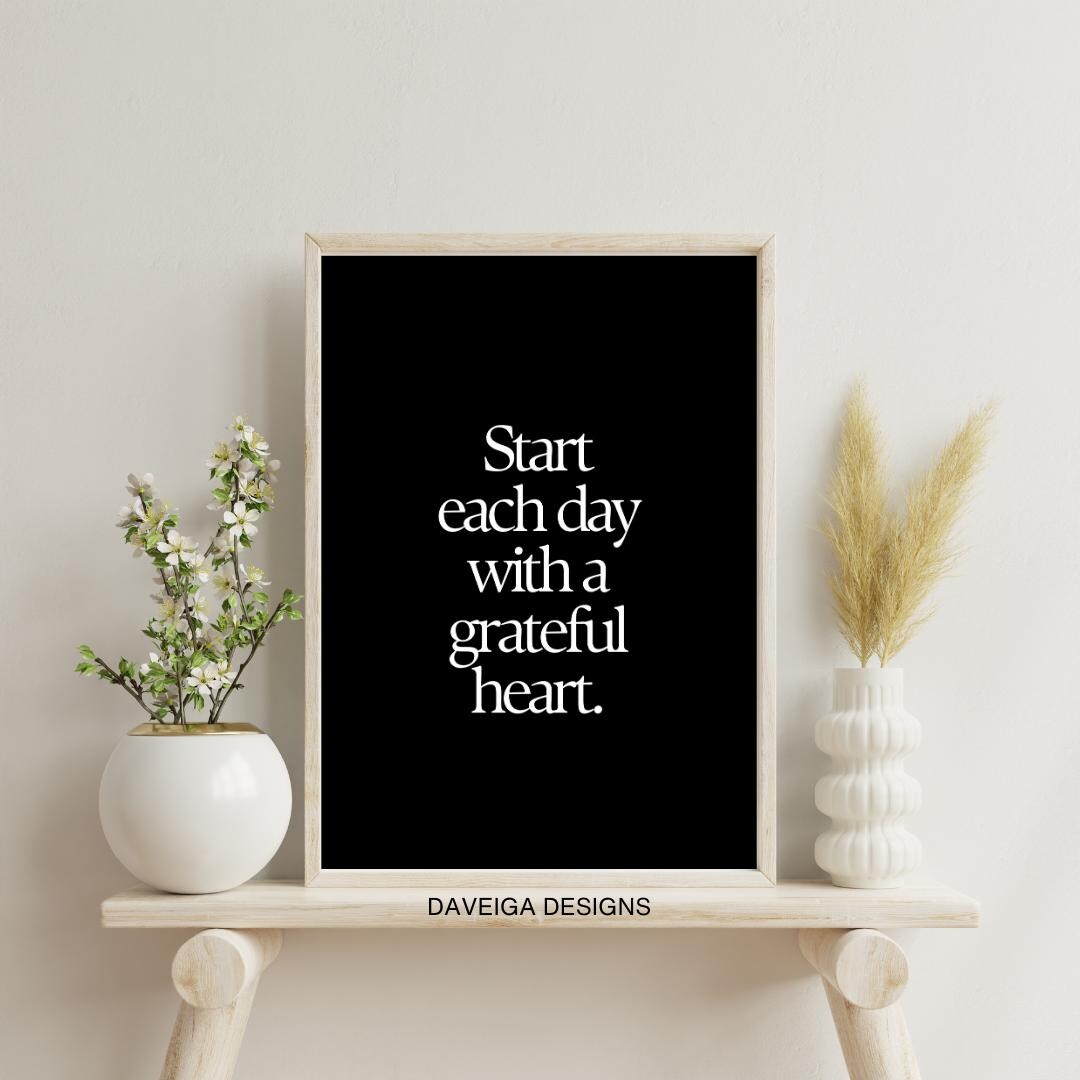 Gratitude Quotes | Motivational Prints | Wall Art | Home Wall Art ...