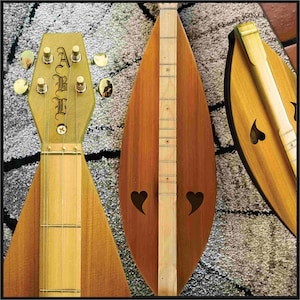 Dulcimer for Kids & Small Hands | Appalachian 'piccolo' Teardrop Lap - Etsy