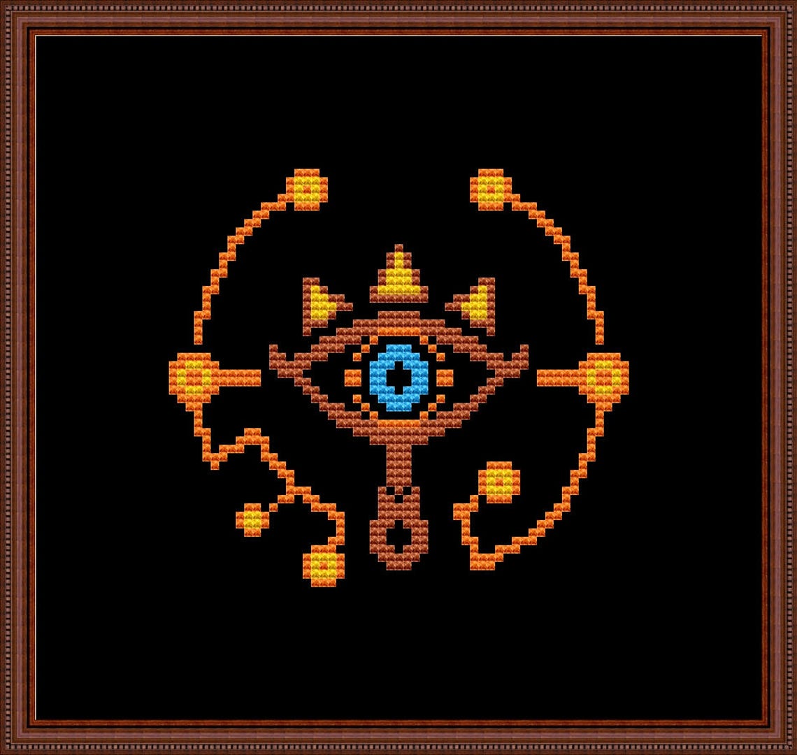 Legend of Zelda Sheikah Eye Cross Stitch Pattern PDF - Etsy UK