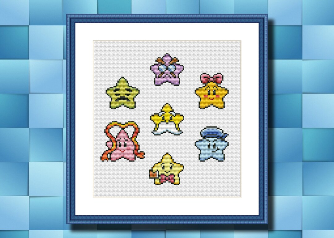 Funny Cross Stitch Pattern Video Game - PDF Instant Download - Super ...