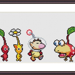 Pikmin Video Game Cross Stitch Pattern PDF Downloadable - Bulborb ...